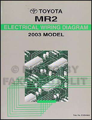 NEW 2003 Toyota MR2 Wiring Diagram Manual MR 2 Electrical Schematics Shop Repair | eBay
