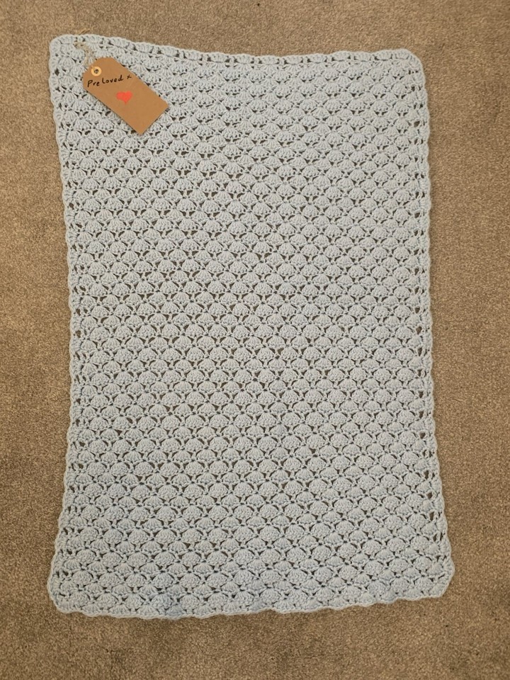 Hand Knitted Baby Blanket | eBay UK