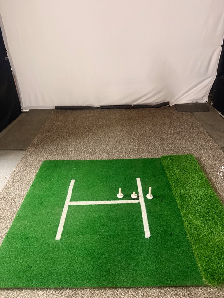 Golf Simulator Kit Includes: Frame, Net, Impact Screen, Bungee ties ...