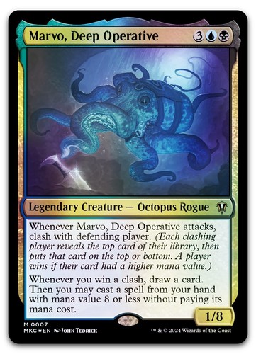 Marvo, Deep Operative #7 (Foil) (NM) Murders Karlov Manor MKC Magic MTG ...