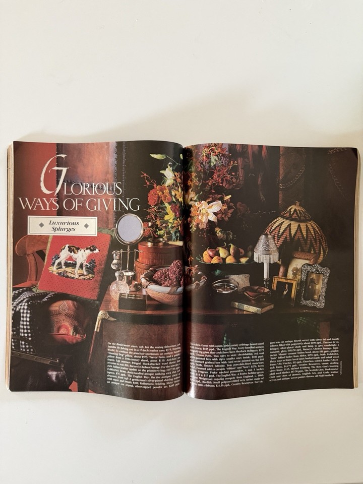 HOUSE BEAUTIFUL Magazine DECEMBER 1984 RETRO ADS -MID CENTURY MODERN ...