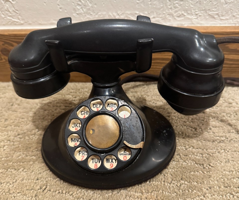 RARE VINTAGE Antique Western Electric Model E1 Handset Telephone (1929 ...
