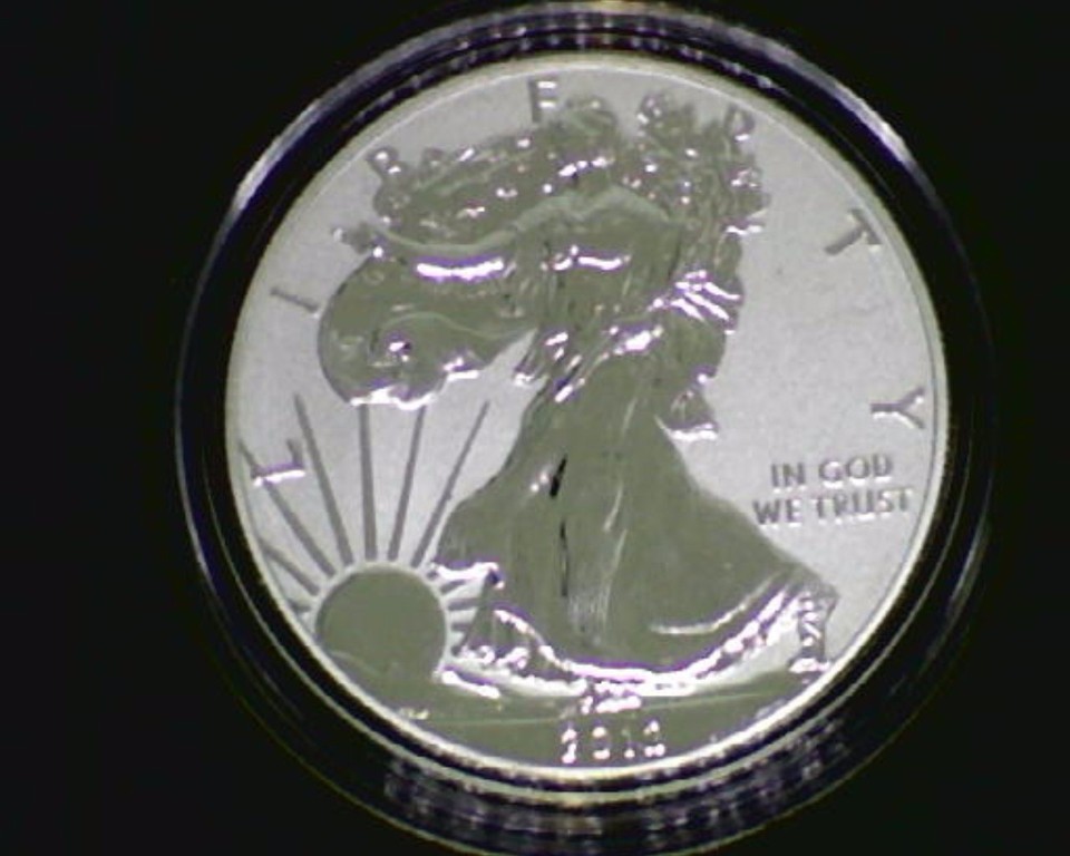2012-S REVERSE PROOF Silver Eagle - Air Tight Capsule & Presentation ...