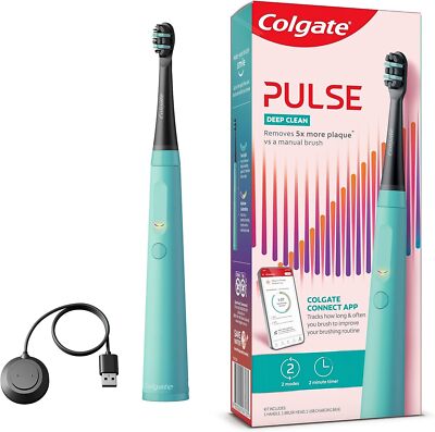 Colgate Pulse Series 1 Connected Rechargeable Deep Clean Electric ...