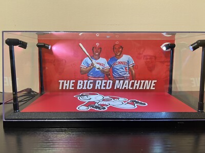 The Big Red Machine Custom 2-card PSA display case w/ LED lights ...