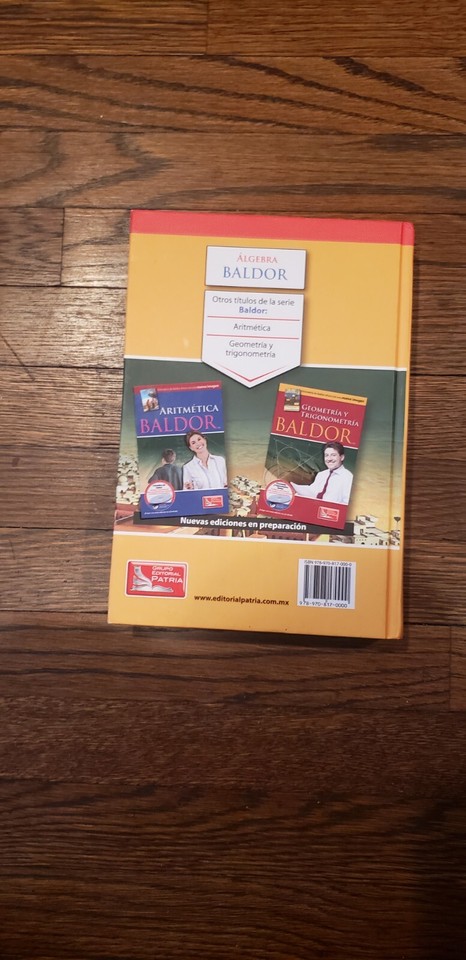 Algebra by Baldor, Aurelio. Clean Book No Damage. 9789708170000 | eBay