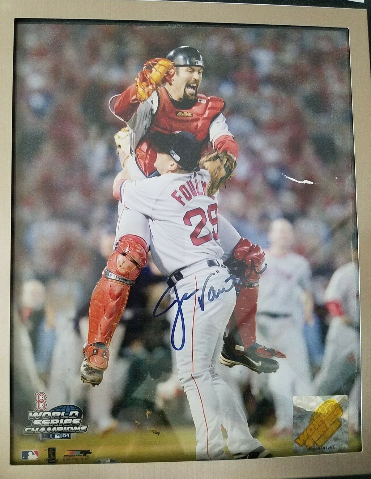 Jason Varitek World Series Signed, (with bonus Doug Mirabelli auto) | eBay