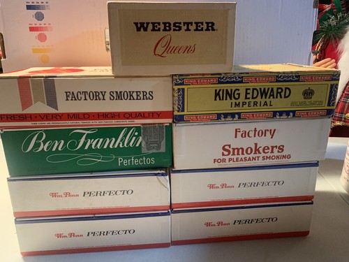 Vintage Cigar Box Lot Of 8 | eBay