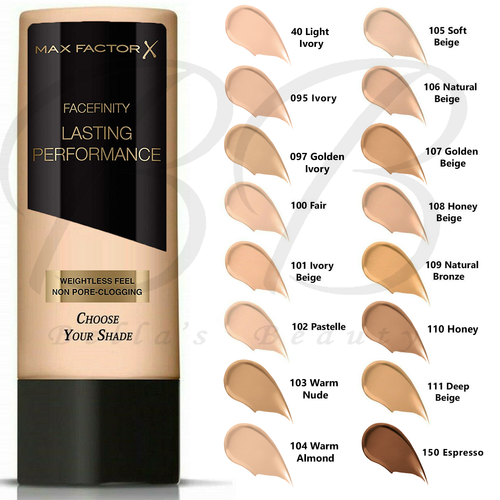 MAX FACTOR Lasting Performance Touch-Proof Liquid Foundation 35ml *ALL ...