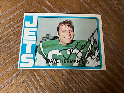 Autographed 1972 Topps DAVE HERMAN ( DEC. 2022) | eBay