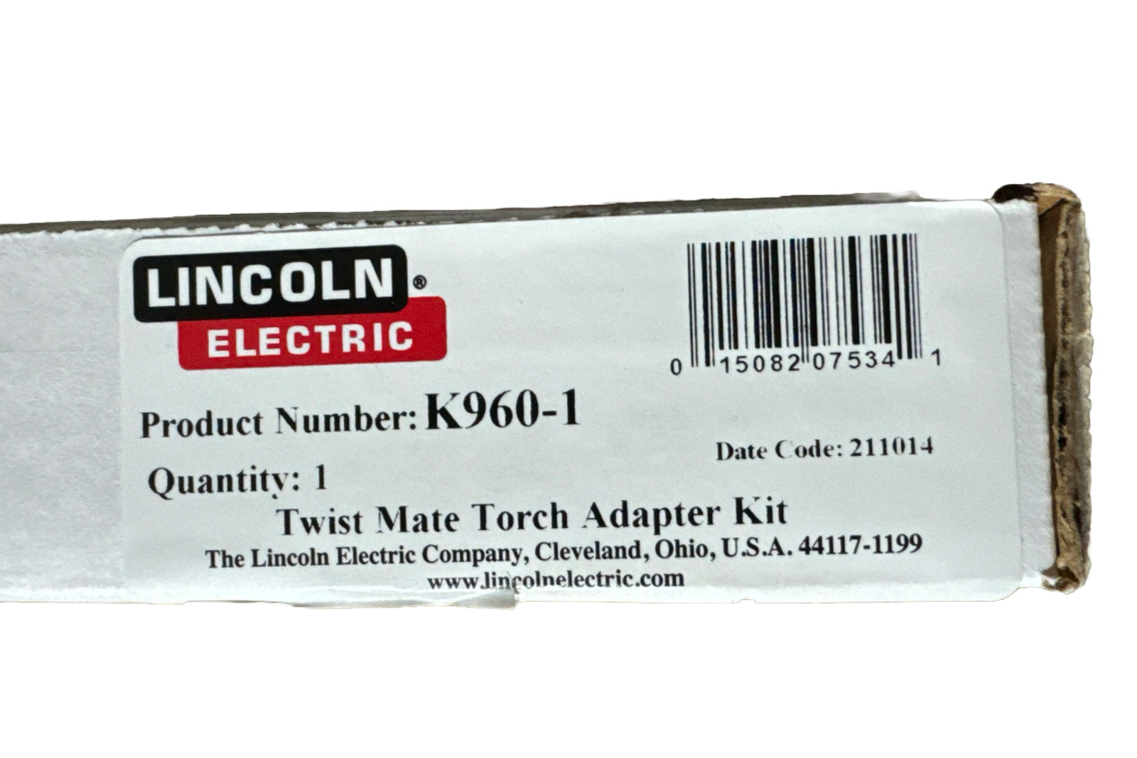 Lincoln Electric K960-1 Torch Adapter Pta-9 or Pta-17v 12c044 for sale ...