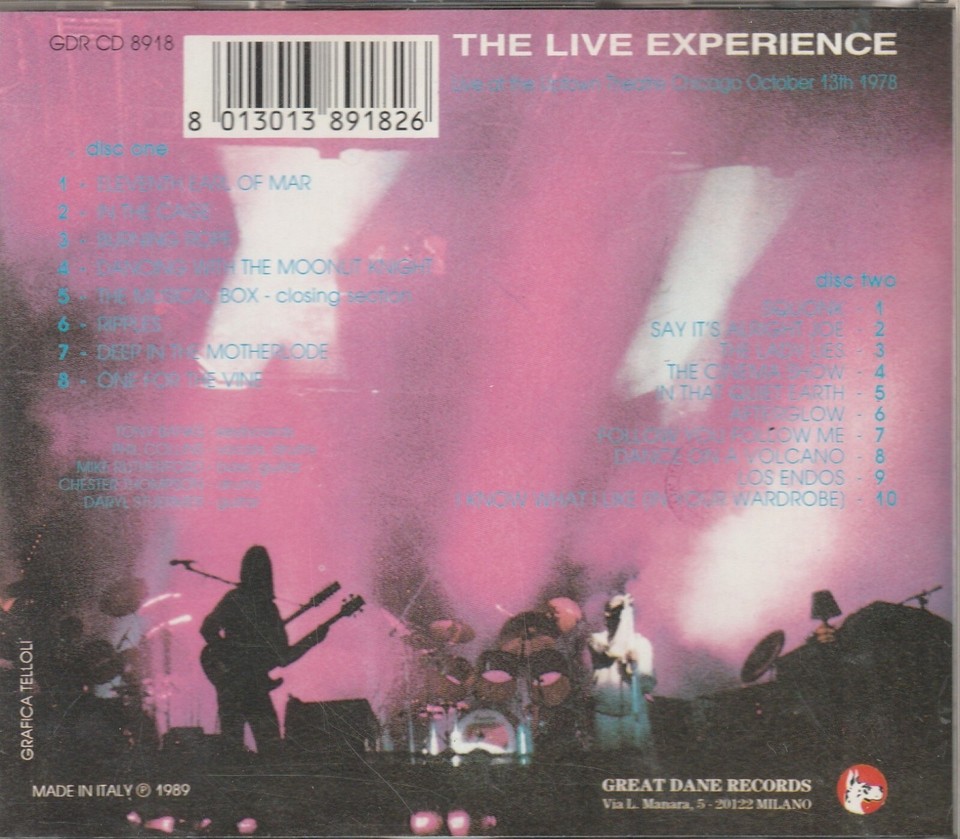 GENESIS - FOLLOW YO*U FLOOW ME. CHICAGO 1978. 2CD | eBay