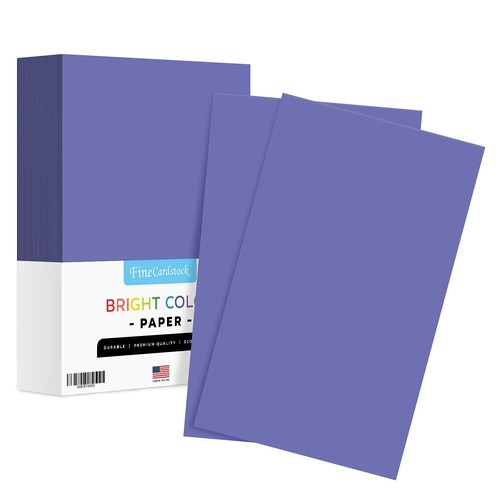 8.5 x 14 Ultra Grape Color Paper, Legal Size, 24lb Bond (90gsm), 500 ...