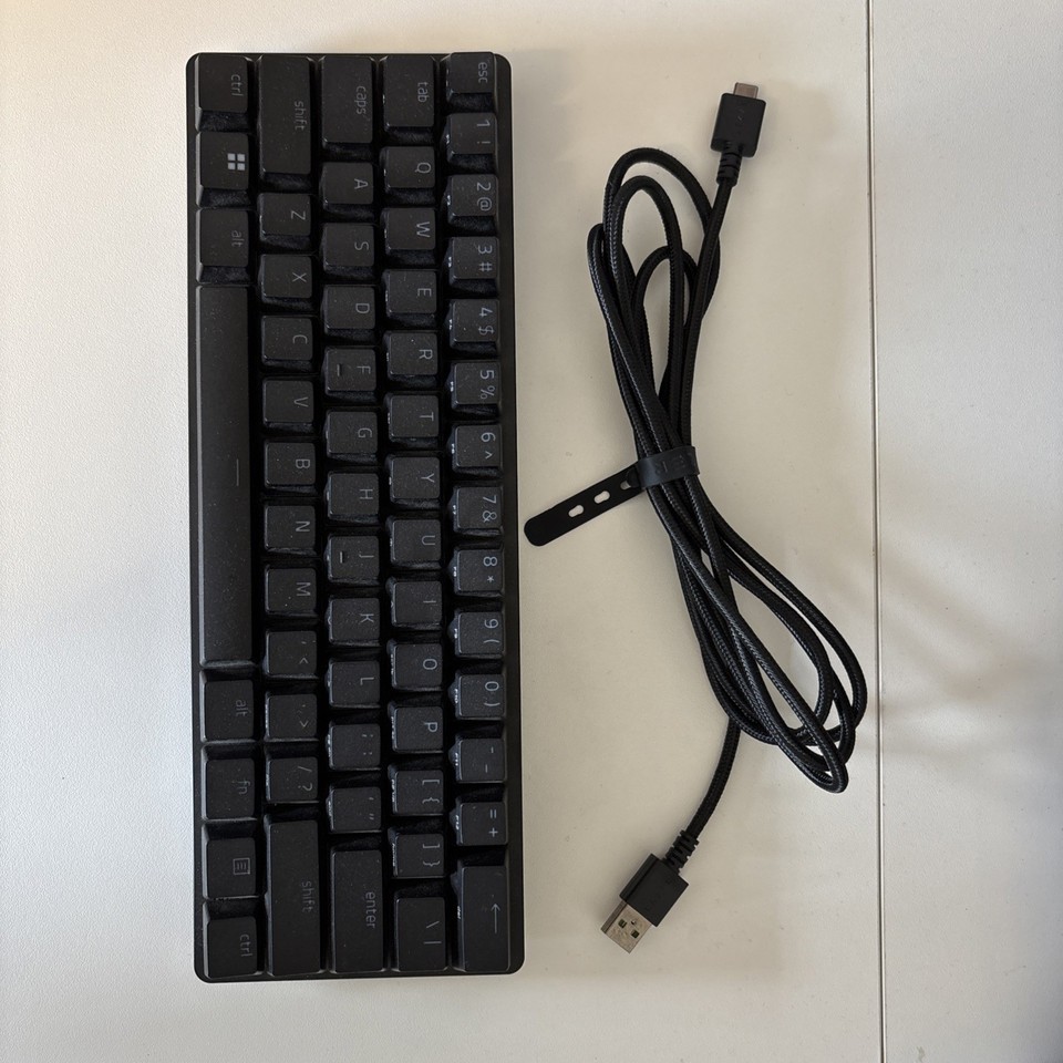 Razor Huntsman Mini Gaming 60% Keyboard Black Wired | eBay