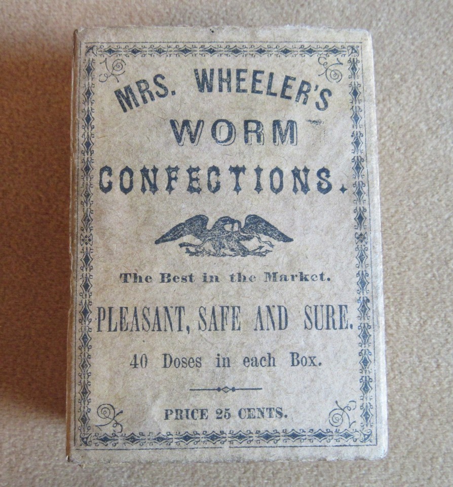 Collection Early Antique Medicine Quack Pills Wood Box 1860s - 1870s ...