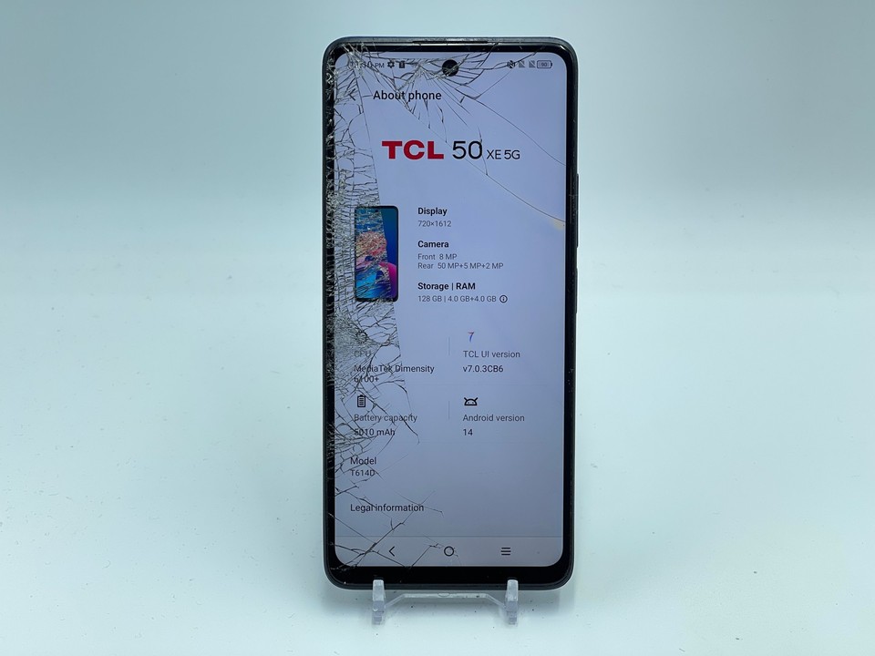 TCL TCL 50 XE 5G 128GB T614D (Unknown) Blue BdLCD, CrkGls (E-0213) | eBay