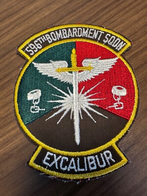 Vintage USAF 596th Bomb Squadron Patch | eBay