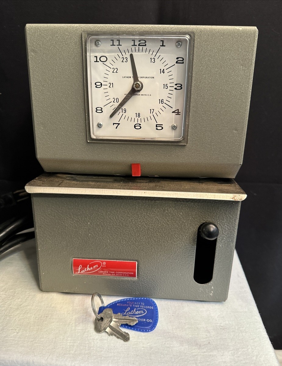 Work Clock Puncher Time Punch Clock Punch Clock TimeClockeShop.com