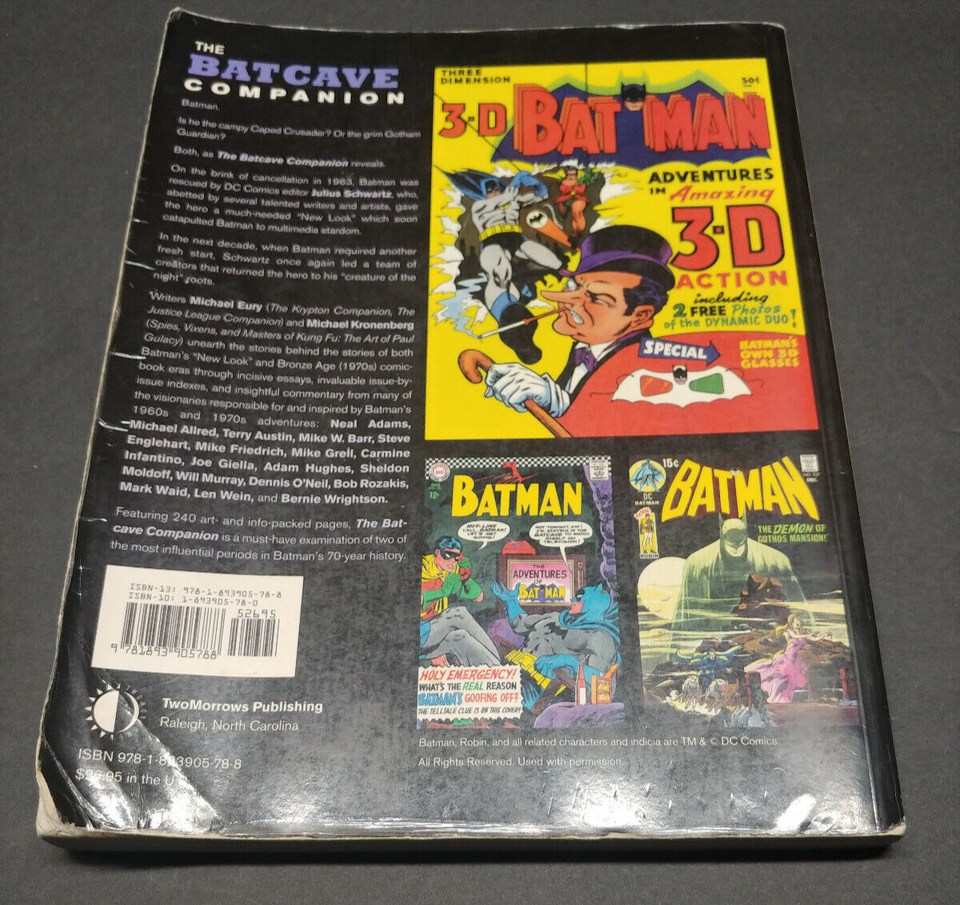 The Batcave Companion by Michael Eury & Michael Kronenberg Paperback | eBay