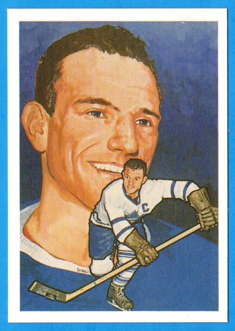 Ted Kennedy 1985 Cartophilium Hockey Hall of Fame #69 (ex-mt) Toronto ...