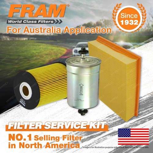 Fram Oil Air Fuel Filter Service Kit for Volkswagen Passat 3B 11/2002 ...