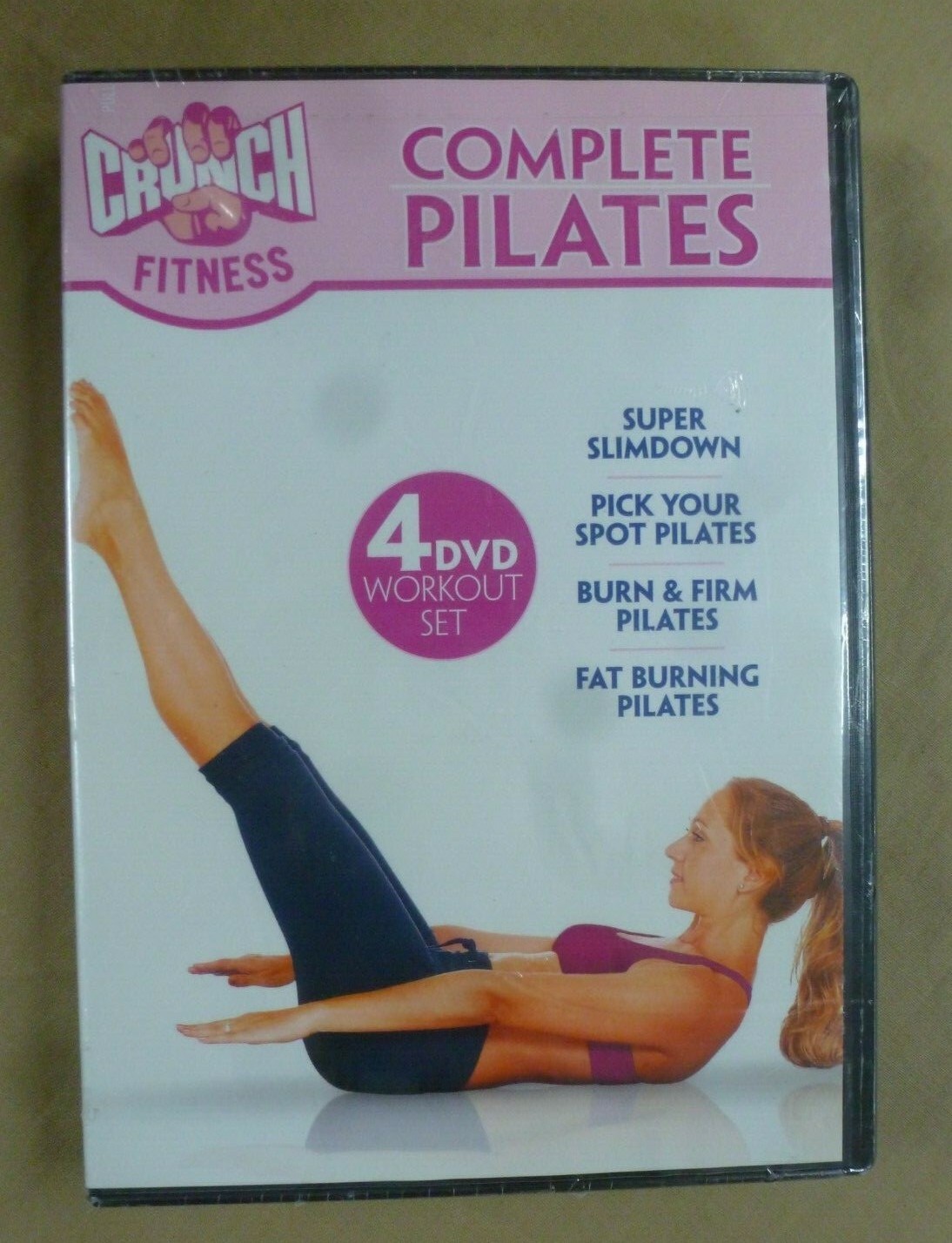 Complete Pilates 4 DVD Workout Set Slimdown Burn Firm Fat Burning ...