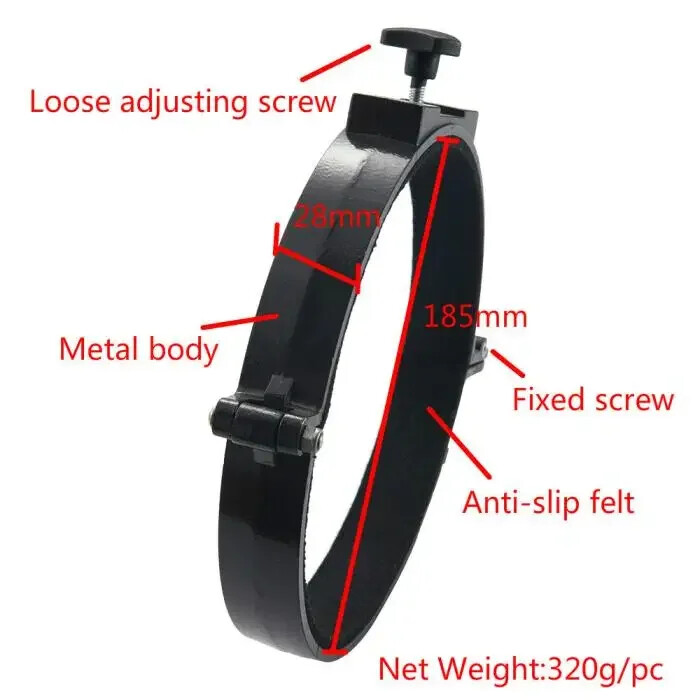 Astronomical Telescope Tube Rings Inside Diameter Adjustable Hoop A ...
