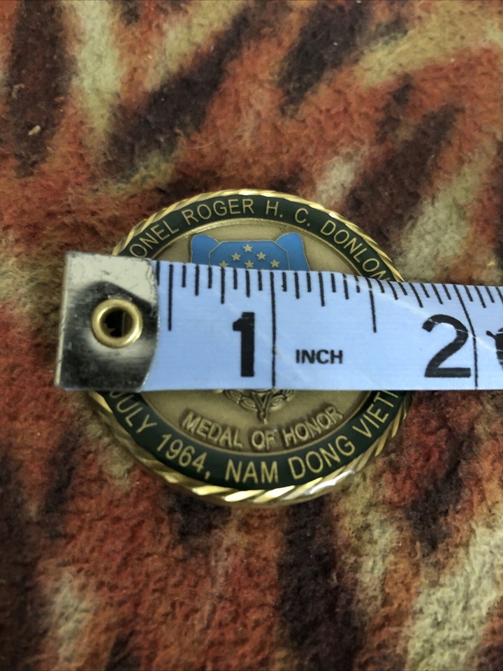 Colonel Roger H C Donlon Medal Of Honor Nam Dong Vietnam 1964 US Army ...