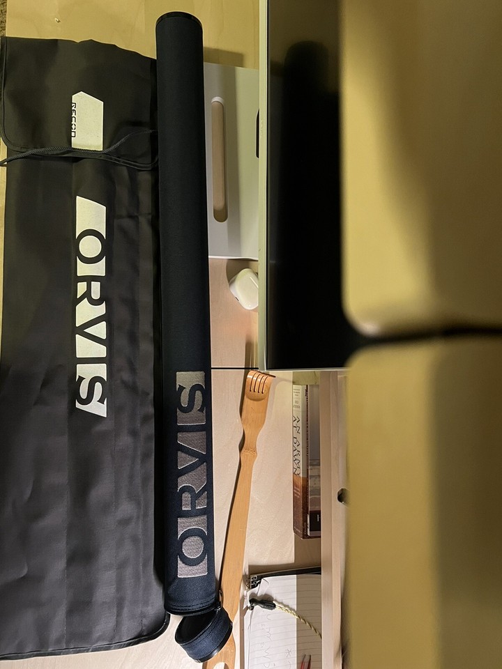 Orvis Hydros Reel(5-7 Weight) Orvis Recon Rod (6weight) Bass Bug Line ...