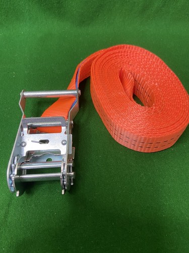 2000 kg 6m x 35mm Tie Down Strap with Ratchet One Piece Lashing Strap ...