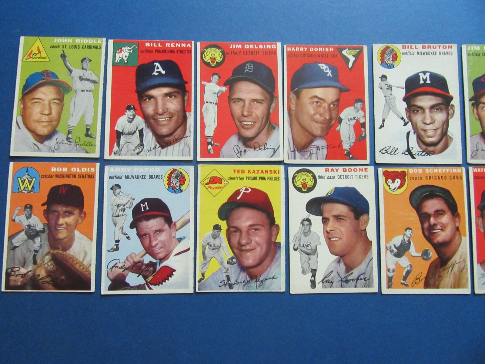 1954 Topps Baseball Card Lot - 20 Vintage Cards VG/EX - Near Mint | eBay