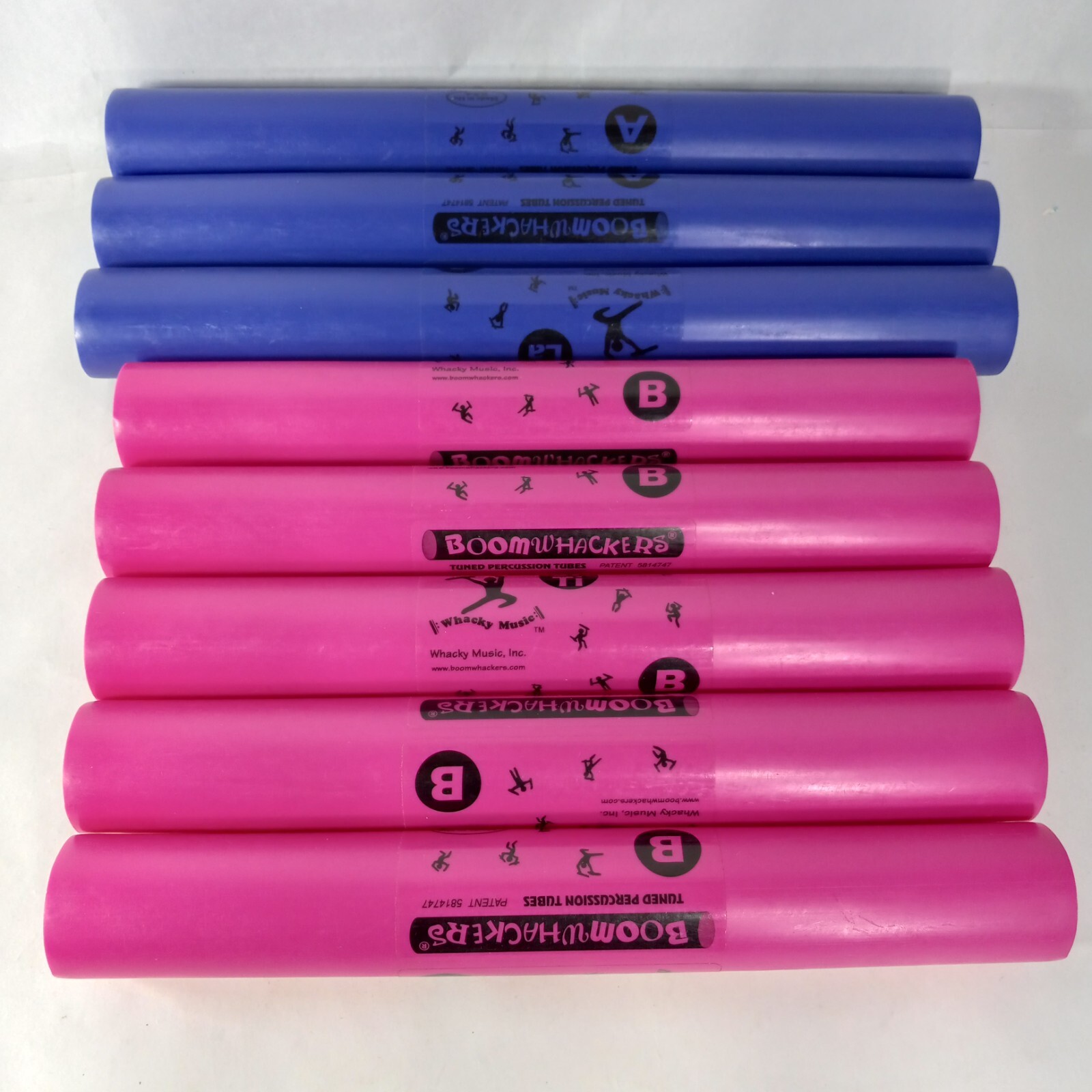 Boomwhackers 8-Note C Major Diatonic Tuned 35 Percussion Tubes Music ...