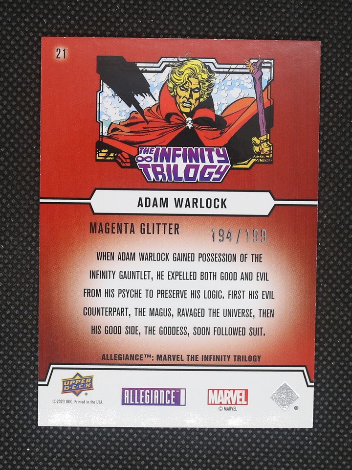 Adam Warlock 2024 Marvel Allegiance Infinity Trilogy #21 Magenta ...