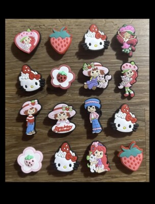 Strawberry Shortcake Croc Charm 16pc Set New 🍓🍰! Read Description | eBay