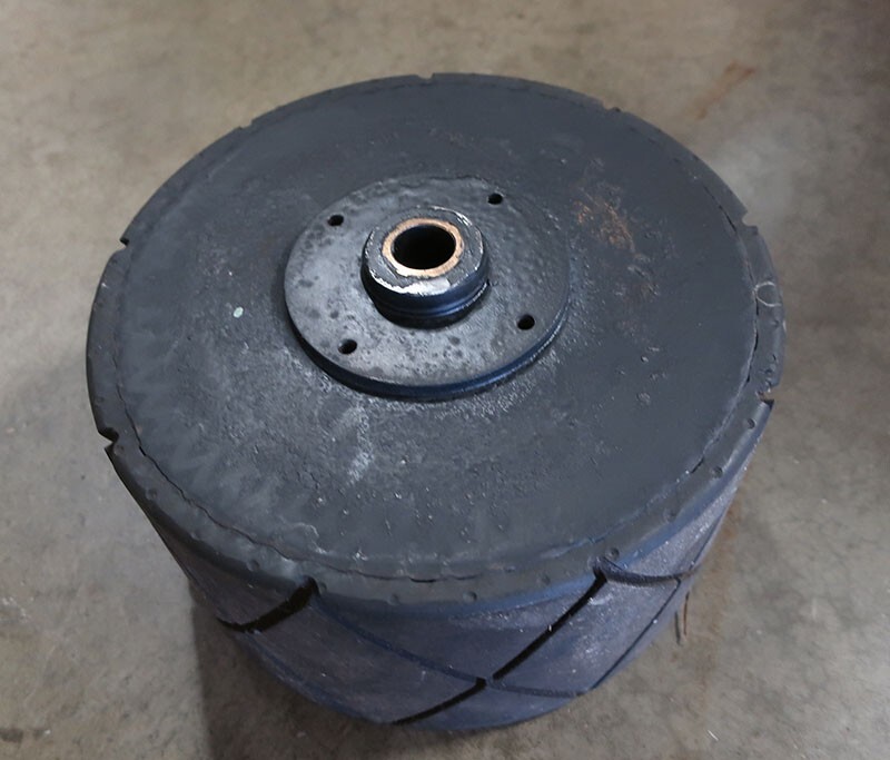 DRIVE WHEEL FOR CLARKE VISION 26, 32, 38 WALK BEHIND SCRUBBERS, BLACK ...