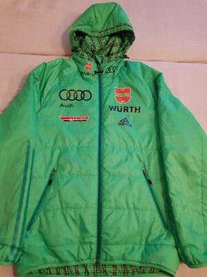 Adidas DSV Jacke, Athletenjacke, Biathlon, Gr. M, 48, Herren, grün ...