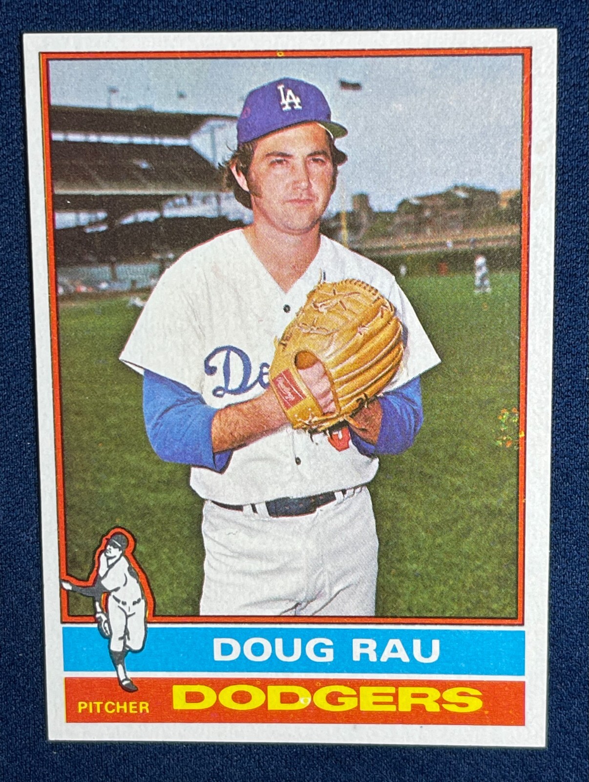 1976 TOPPS #124 DOUG RAU (LOS ANGELES DODGERS) BASEBALL CARD | eBay
