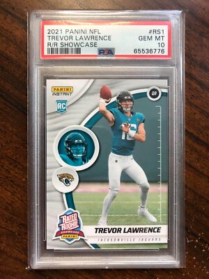 Trevor Lawrence, Rated Rookie Showcase #RS1 - 2021 Panini Instant NFL ...