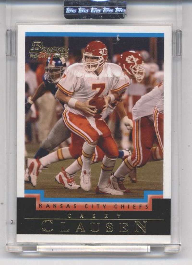 2004 Bowman Uncirculated White #215 Casey Clausen Chiefs (Encased) NM ...