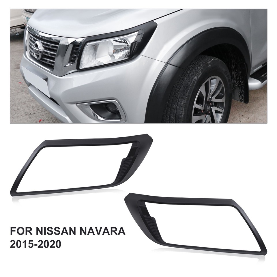 Body Kit Head Tail Light Cover Handle Guard For Nissan Navara NP300 ...