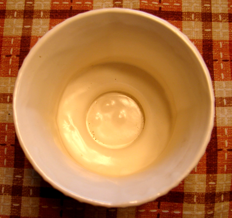 VINTAGE FLORALINE 410 IVORY PLANTER-VASE McCoy | eBay