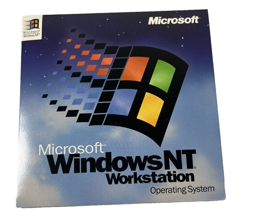 Microsoft Windows NT Workstation OS Operating System V4.0 Disc with ...