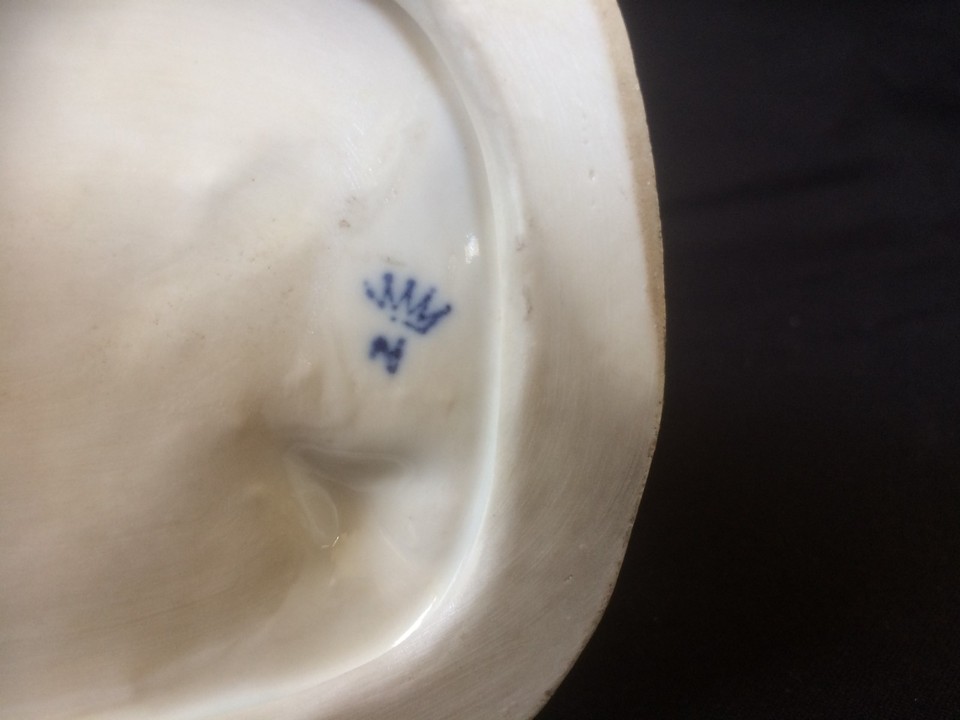 Antique German porcelain figurine scissors sharpener. Marked Bottom | eBay