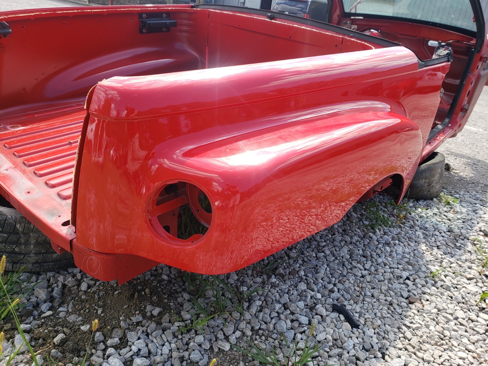 2003-2006 Chevrolet SSR OEM Rear Clip Bed Quarter Panels Quarters Red ...