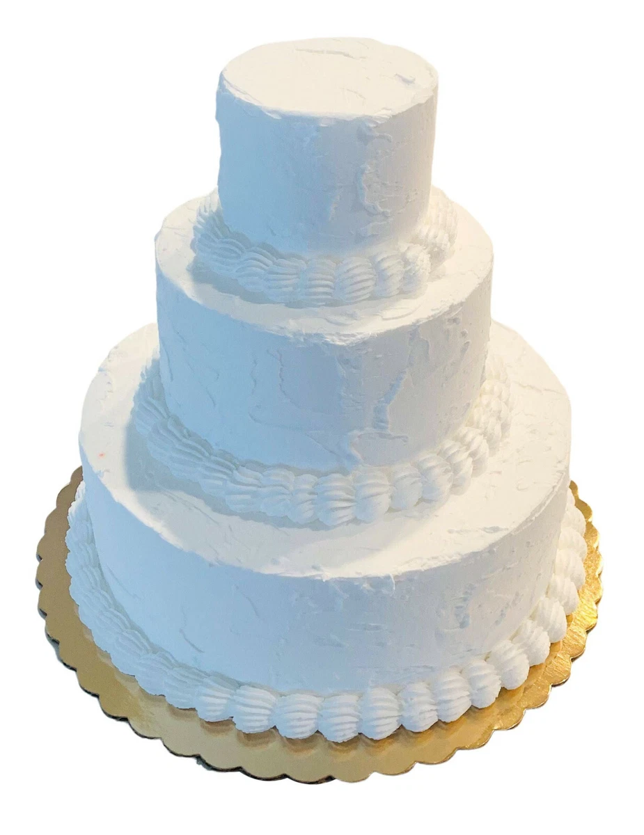 White Textured Wedding Cakes