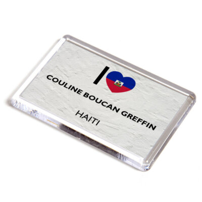 FRIDGE MAGNET - I Love Couline Boucan Greffin, Haiti | eBay UK