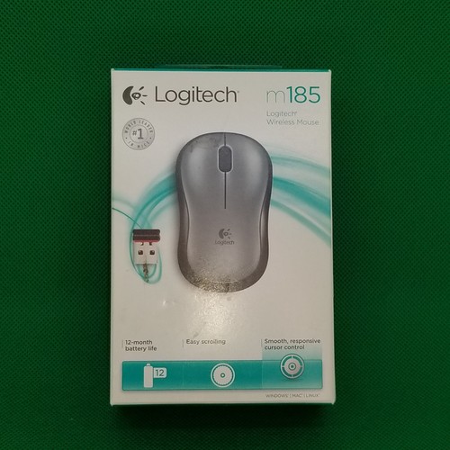 Logitech Wireless Mouse M185 - Silver for sale online | eBay