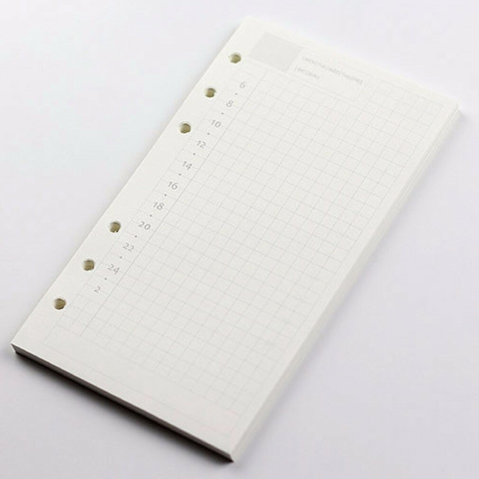 A5/A6/A7 Paper Planner Diary Insert Refills Notebook Schedule Organiser ...