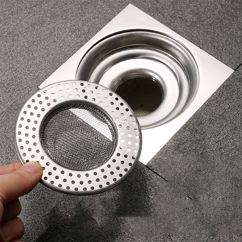 Stainless Steel Floor Drain Strainers Bathroom Kitchen Sewer Anti ...