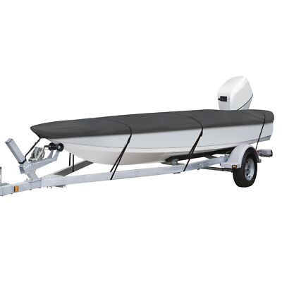 Classic Accessories StormPro Heavy Duty Boat Cover Charcoal | eBay